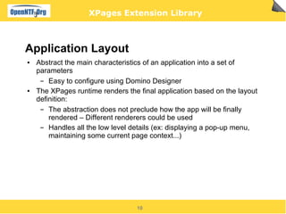 XPages Extension Library slides | PPT