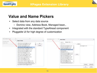 XPages Extension Library slides | PPT
