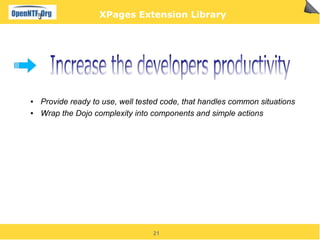 XPages Extension Library slides | PPT