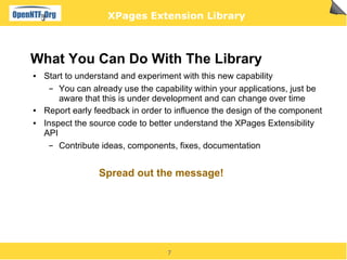XPages Extension Library slides | PPT