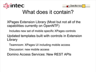 DanNotes XPages Mobile Controls | PPT
