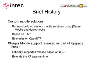 DanNotes XPages Mobile Controls | PPT