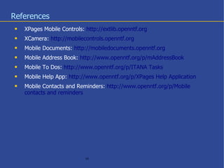 XPages Mobile Controls DanNotes 11/23/11 | PPT