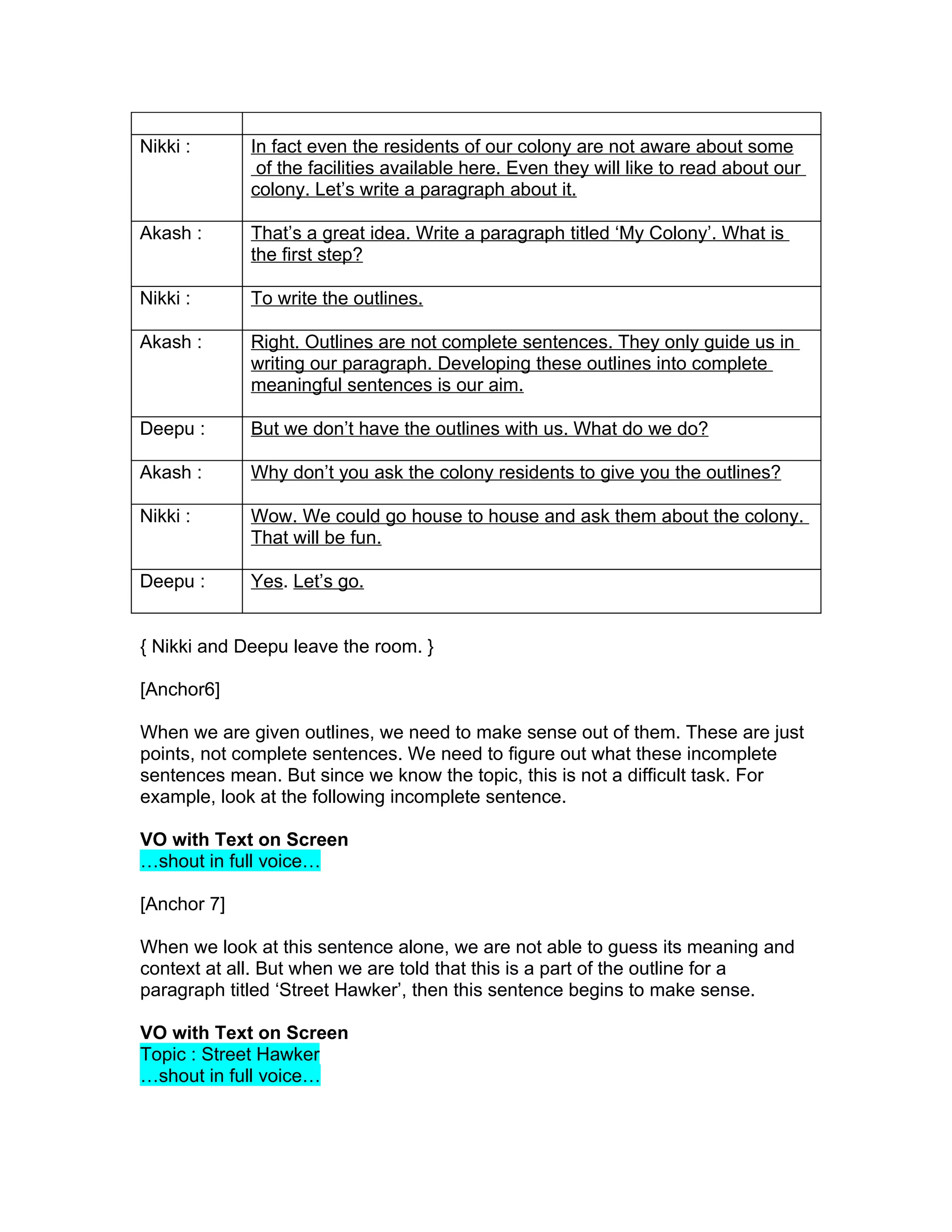 X paragraph writing_1 | DOC