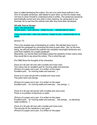 X paragraph writing_1 | DOC