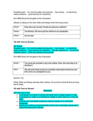 X paragraph writing_1 | DOC