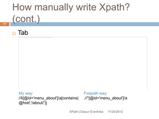 Xpath | PPT | Free Download