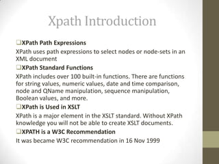 X path | PPT