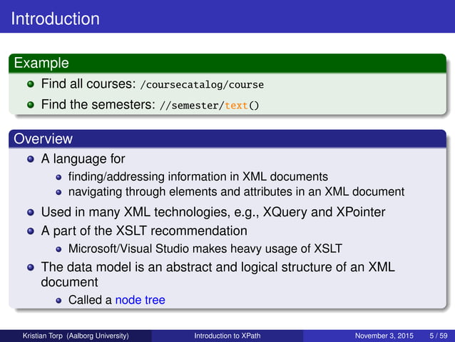 Introduction to XPath | PDF