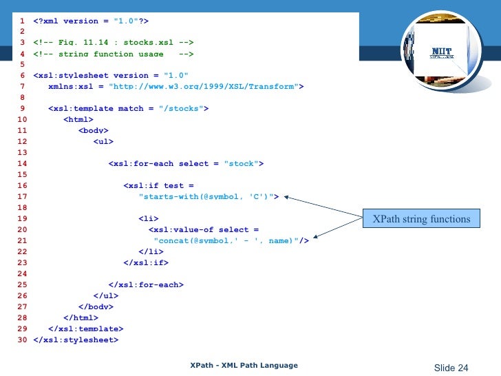 Xpath Xml Path Language