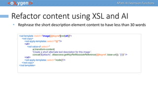 Artificia Intellicence and XPath Extension Functions | PPT