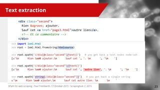 XPath for web scraping | PDF | Web Design and HTML | Internet