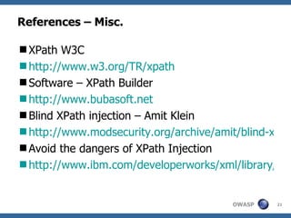 XPath Injection | PPT