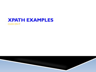Xpath presentation | PPT