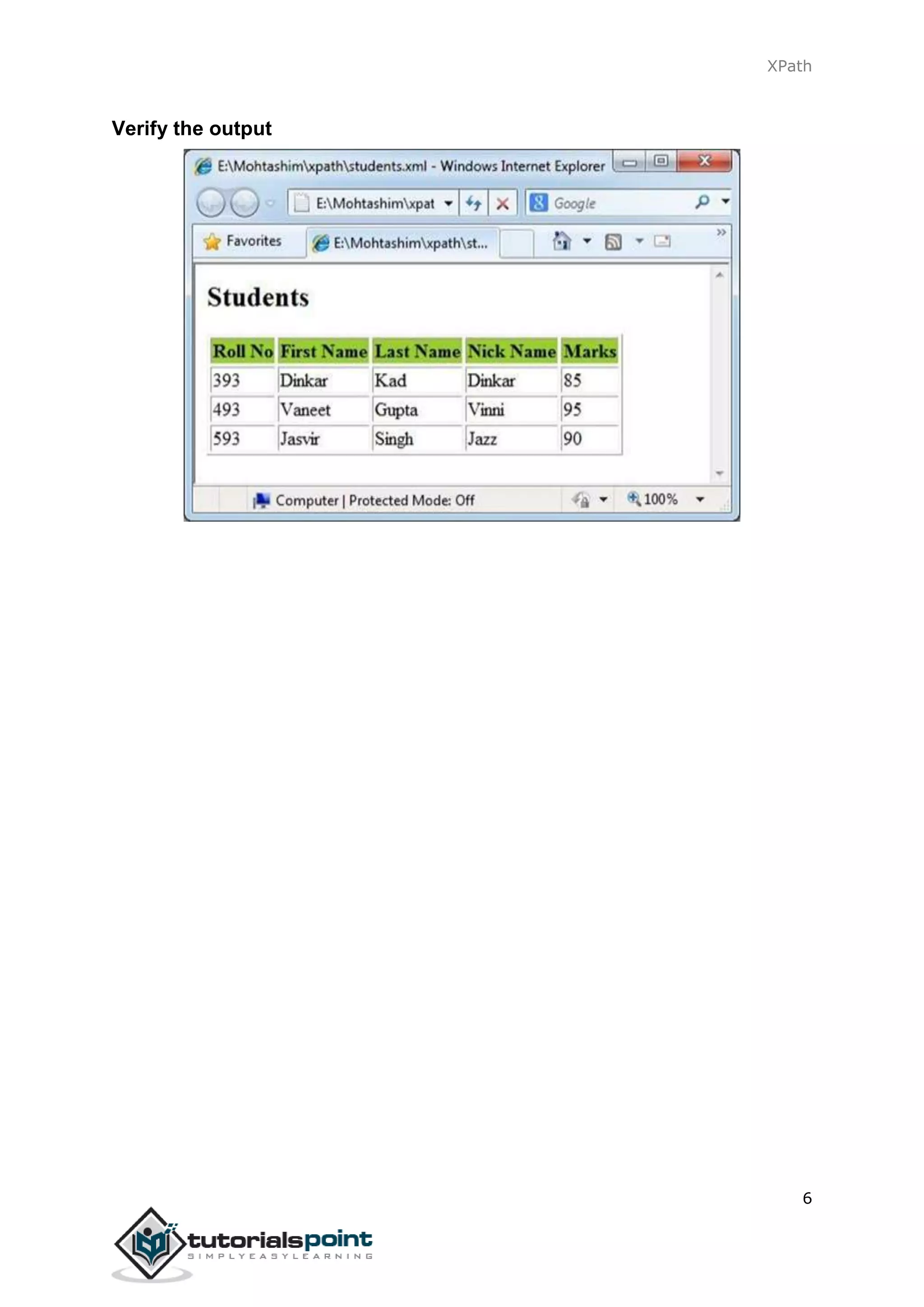 Xpath tutorial | PDF