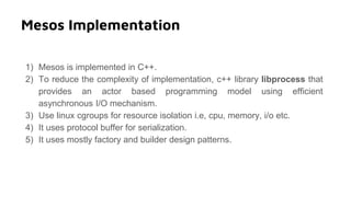 Introduction to Apache Mesos | PPT
