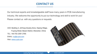 Rigid-flex Circuit PCB Presentation | XPCB Limited | PDF