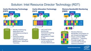 XPDDS17: Intel New QoS (RDT) Features Introduction - Yi Sun, Intel | PDF
