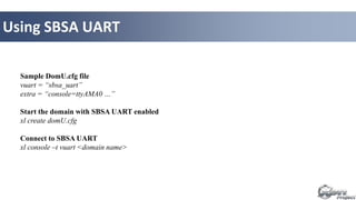 XPDDS17: PL011 UART Emulation in Xen on ARM - Bhupinder Thakur ...