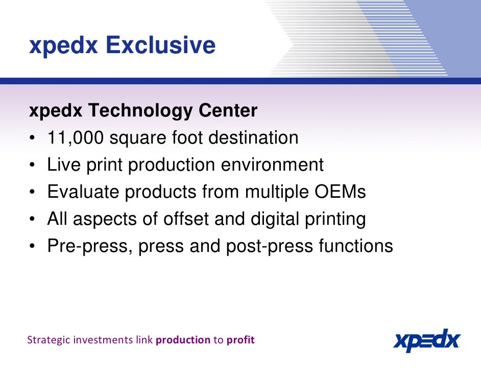 Xpedx Capabilities