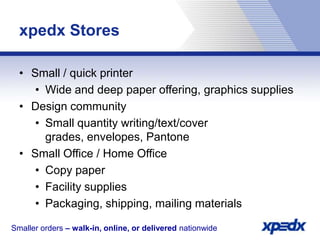 xpedx General Capabilities | PPT