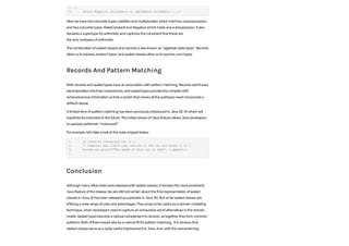 Java Feature Spotlight: Sealed Classes | PDF | Web Development | Internet