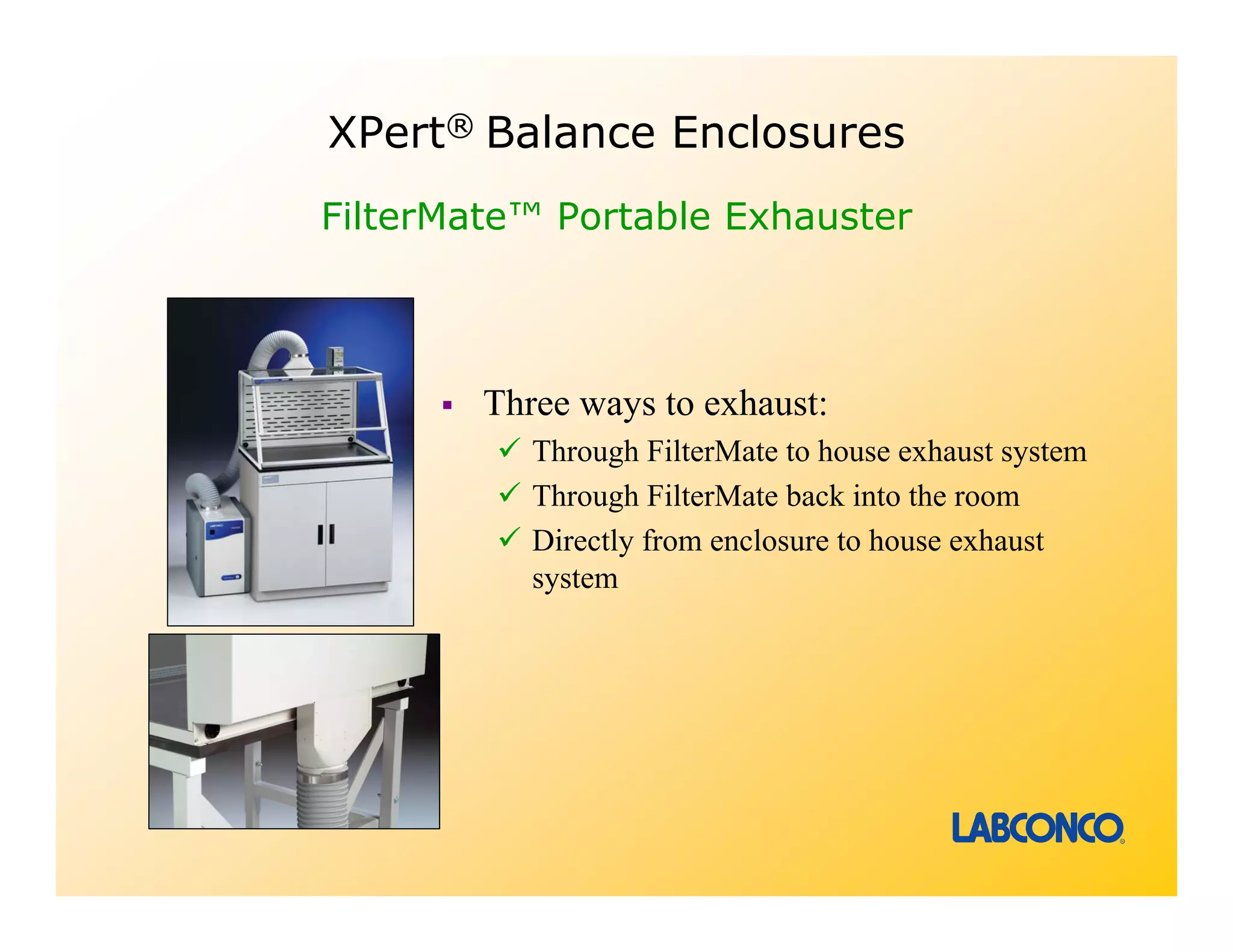 XPert Balance & Bulk Powder Enclosures Presentation | PDF