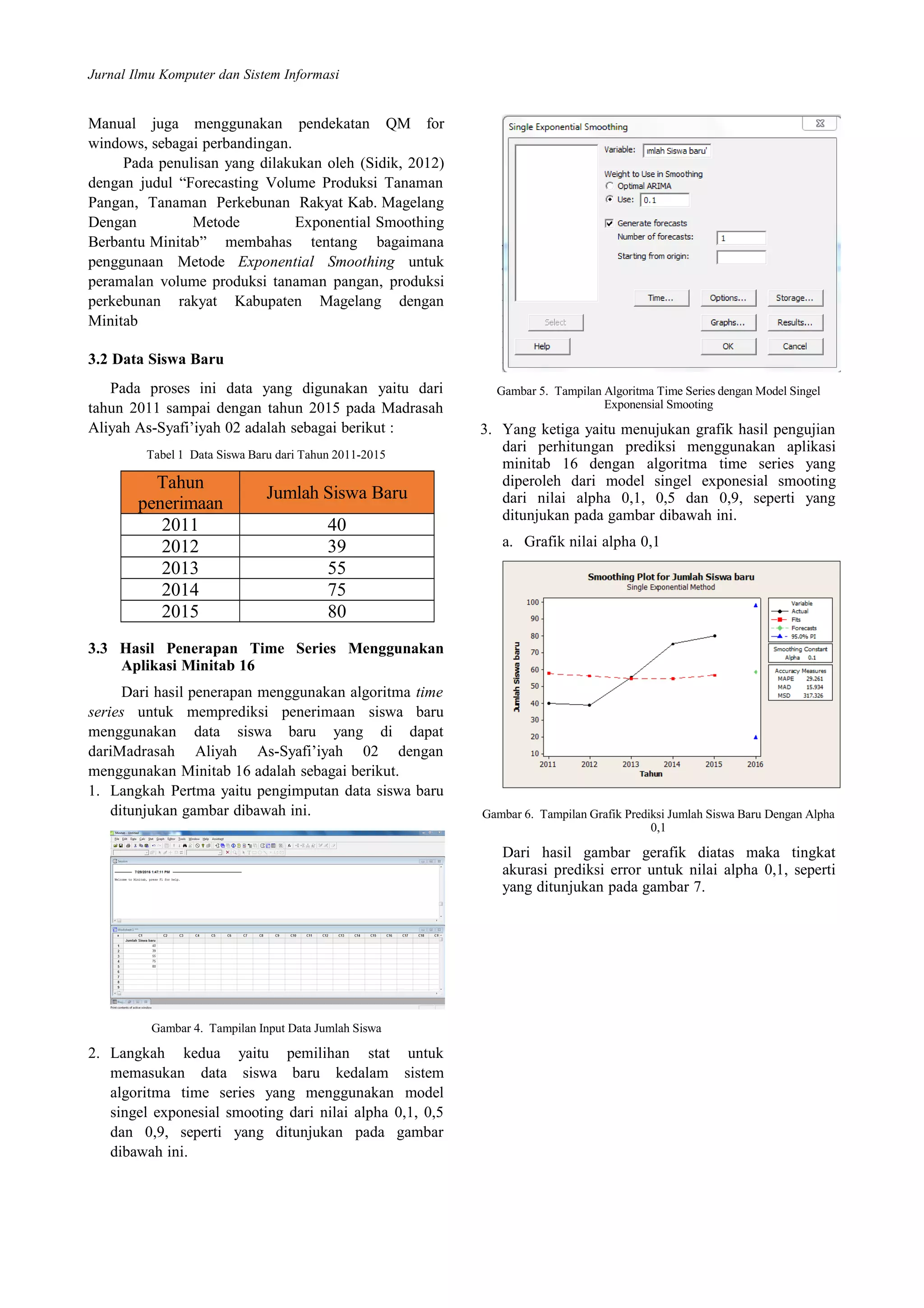 Jurnal prediksi penerimaan siswa baru pada madrasah aliyah as syafi'iyah 02 menggunakan metode ...