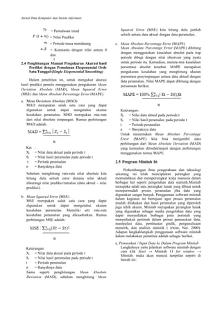 Jurnal prediksi penerimaan siswa baru pada madrasah aliyah as syafi'iyah 02 menggunakan metode ...
