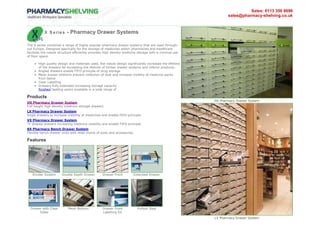 X Pharmacy Drawer Series Brochure | PDF