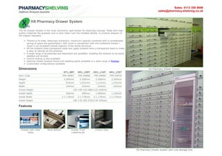 X Pharmacy Drawer Series Brochure | PDF