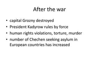 Chechnya - Austria | PPT