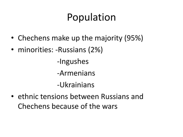 Chechnya - Austria | PPT