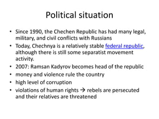 Chechnya - Austria | PPT