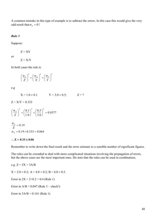 Mathematics for Chemistry Workbook | PDF