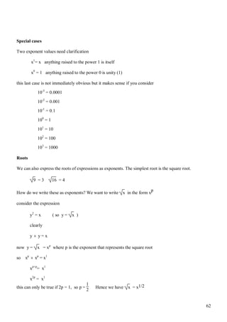 Mathematics for Chemistry Workbook | PDF