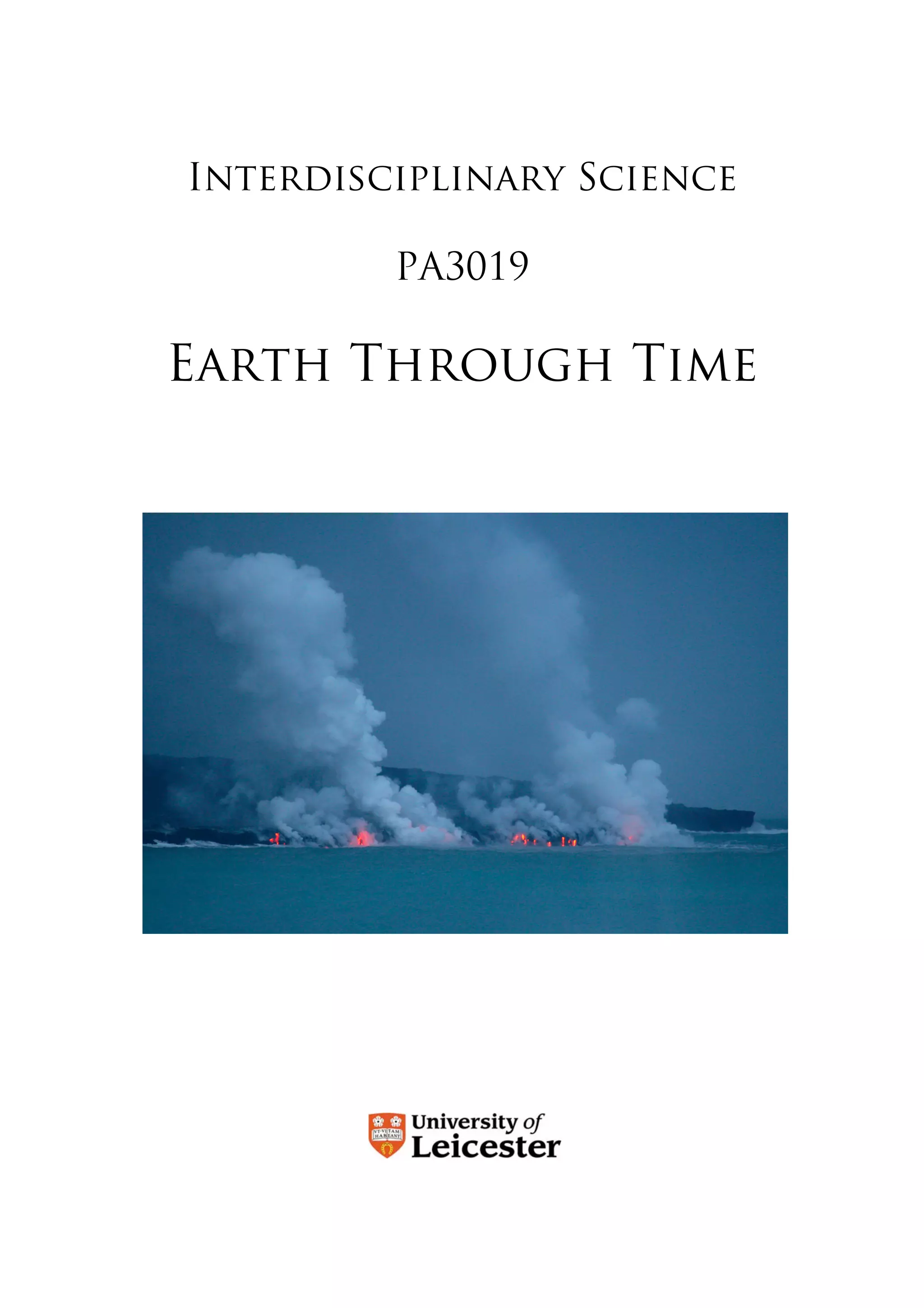 Interdisciplinary Science Earth Through Time Student Document | PDF