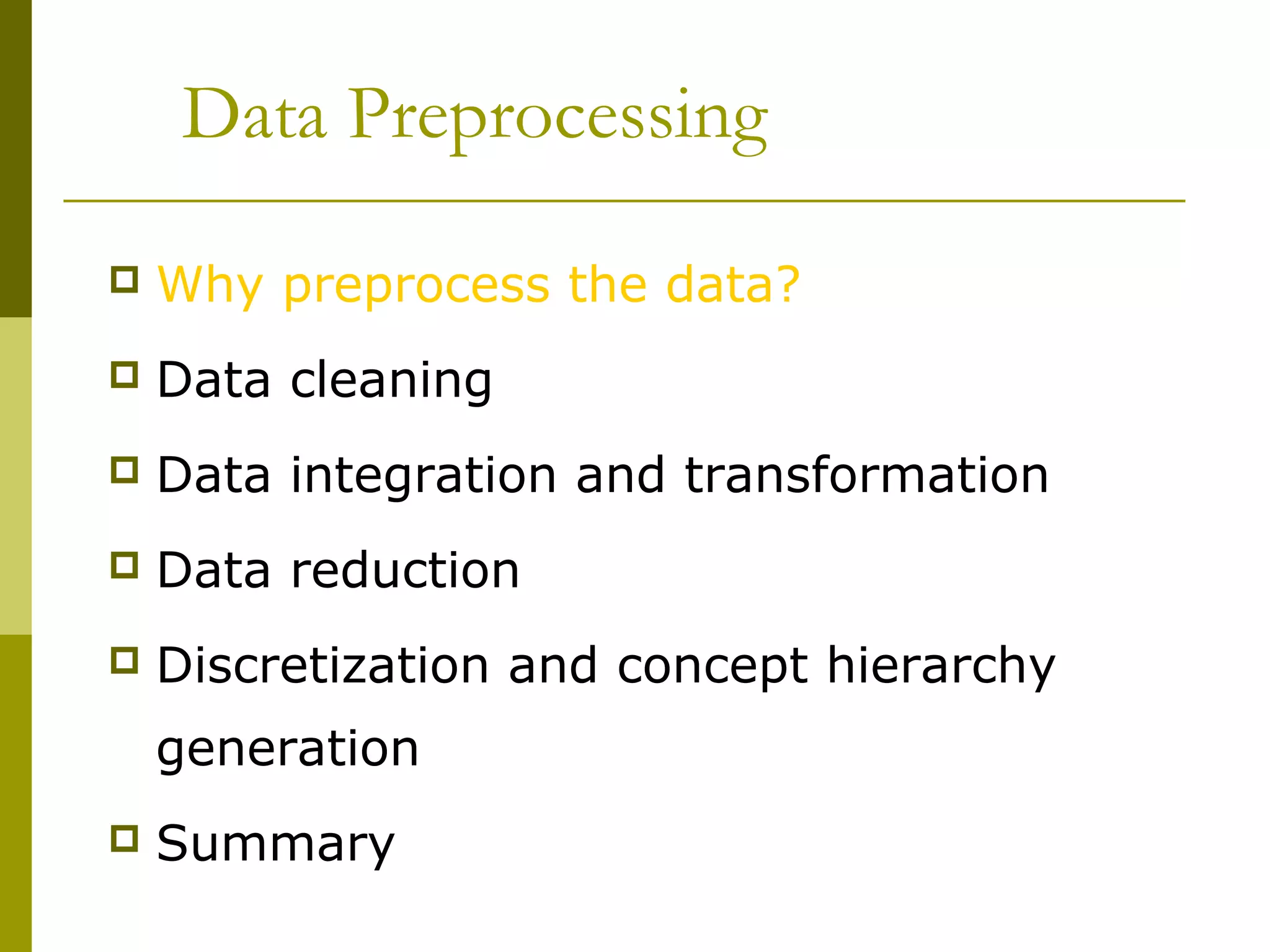 Data preprocessing | PPT