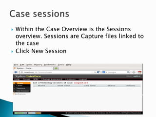 Wireless Investigations using Xplico | PPT