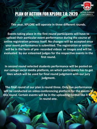 Xplore 7.0 2 k20 event brochure | PDF | Undergraduate Education | College Education