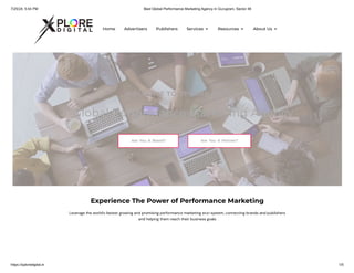 xplore digital - Global Performance Marketing Agency | PDF