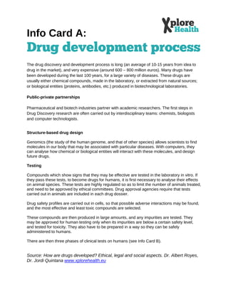 Discussion continuum - Who pays for drug development? | PDF