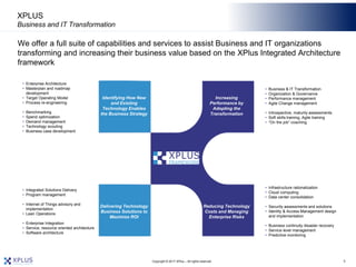 XPlus company profile-2017 | PPT