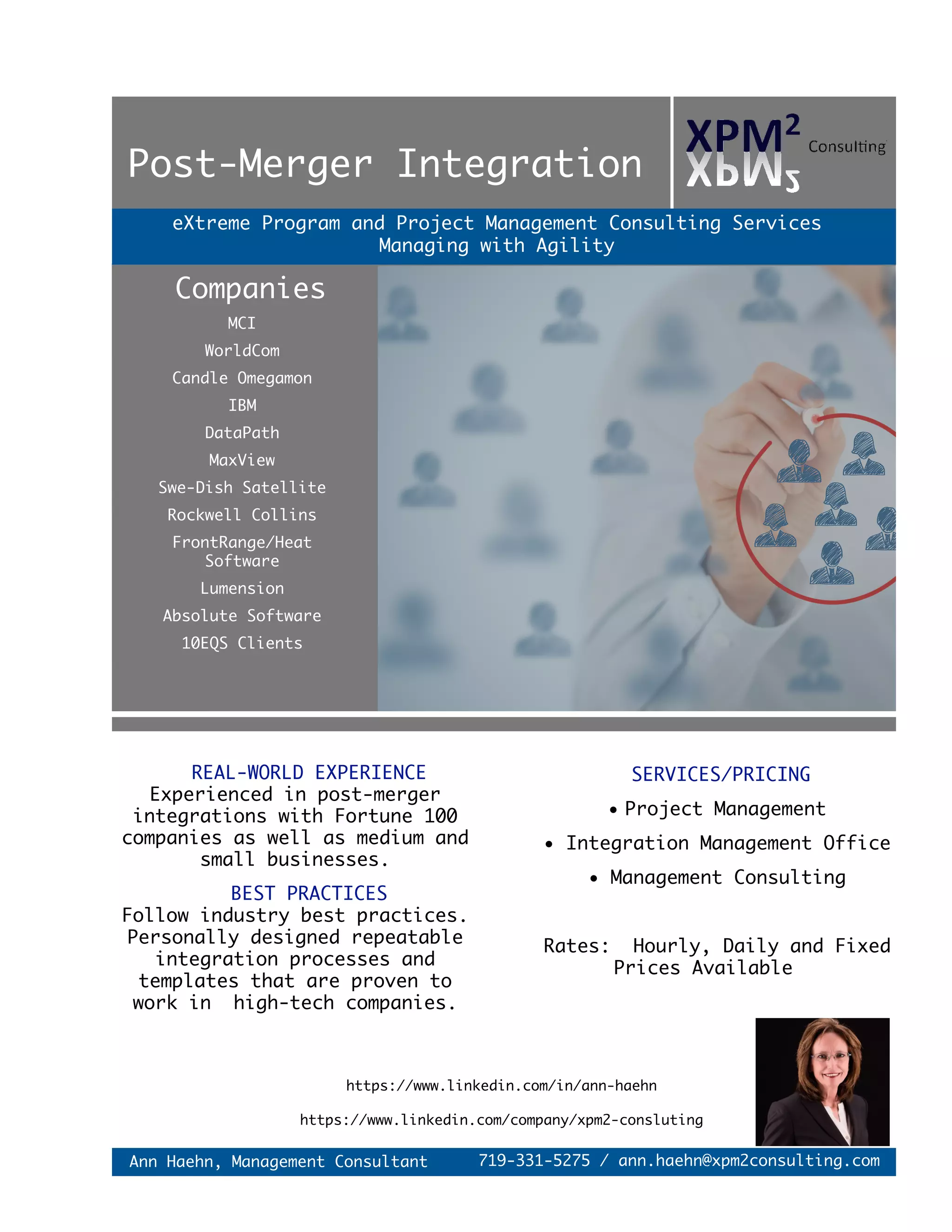XPM2 Post Merger Integration Brochure | PDF