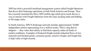 Xpo logistics | PPTX
