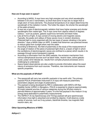 XPoSat, India's First Polarimetry Mission.pdf