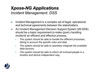 Xpose applications | PPT