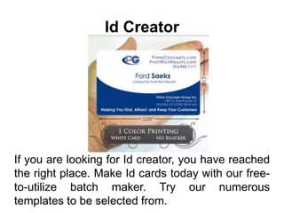 ID Badge | PPT