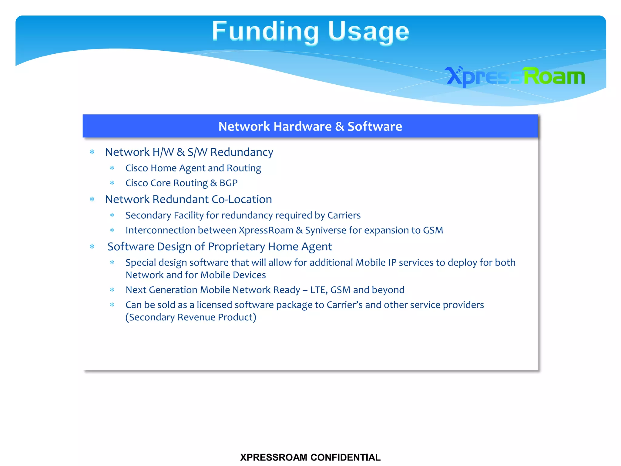 XpressRoam Executive Summary - PDF | PPT