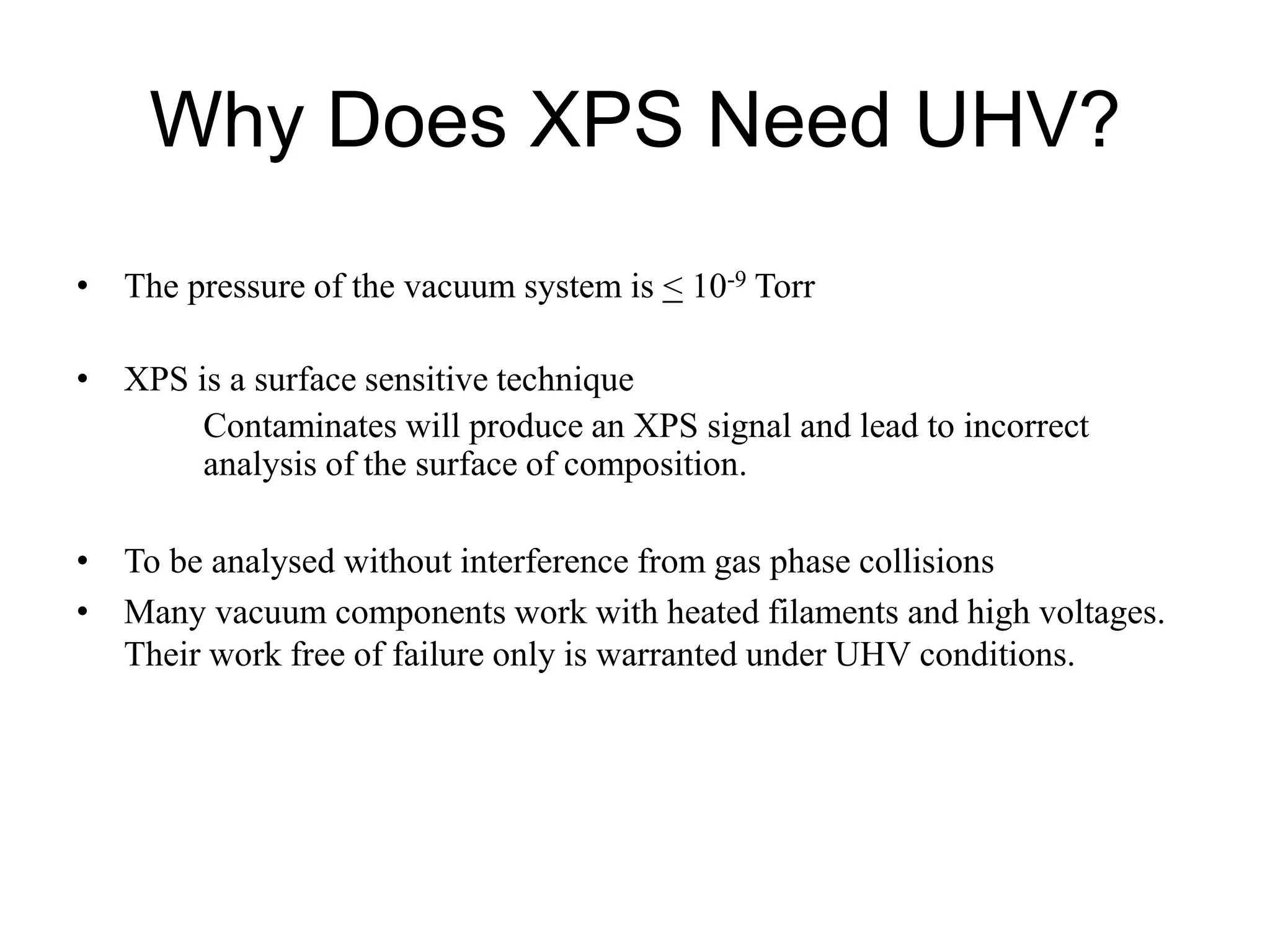 X--ray Photoelectron Sepctroscopy (XPS).ppt